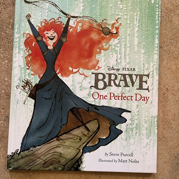 Disney | Other | Disney Pixar Brave One Perfect Day Hardcover Book ...